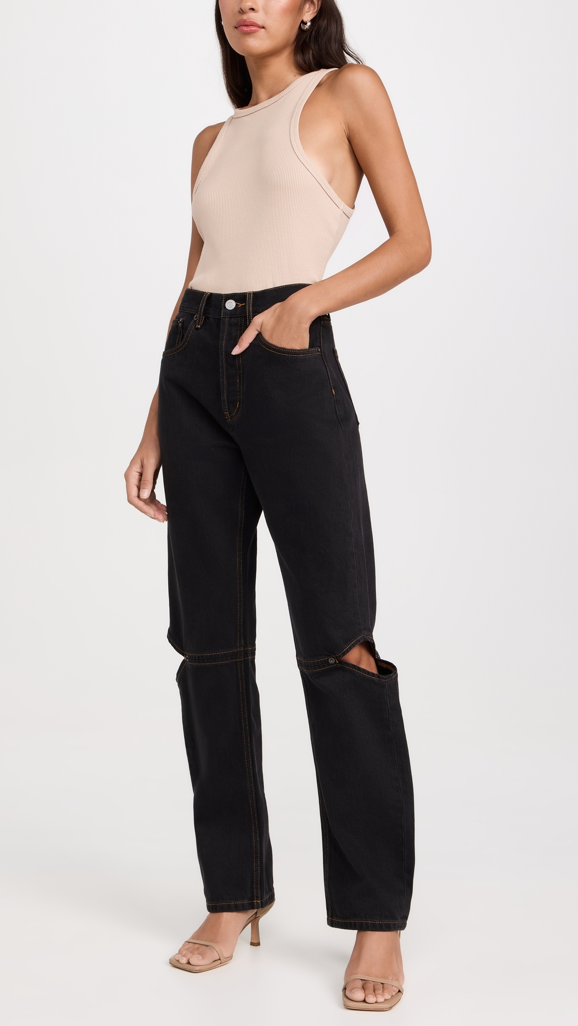 STILL HERE Still Here Cowgirl Straight Leg Jeans